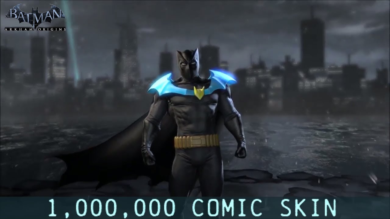 SKIN; Batman; Arkham Origins; 1,000,000 Comic Skin - YouTube