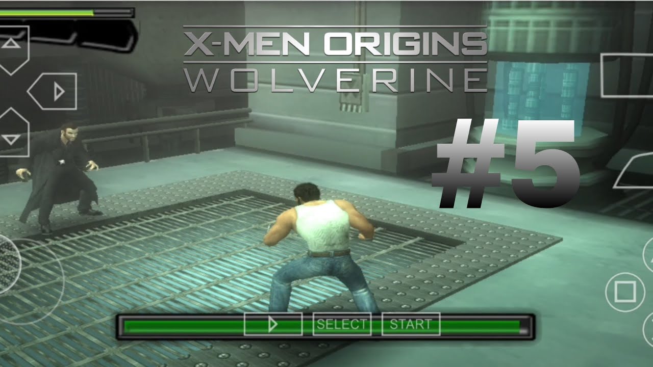 X-Men Origins - Wolverine (PSP) Walkthrough Part- 5 - YouTube