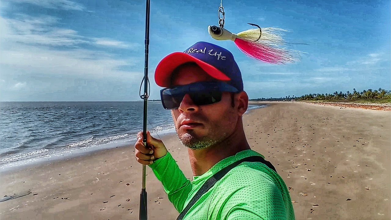 Pescaria de praia "Explorando novos pontos" (Part 1/2) - YouTube