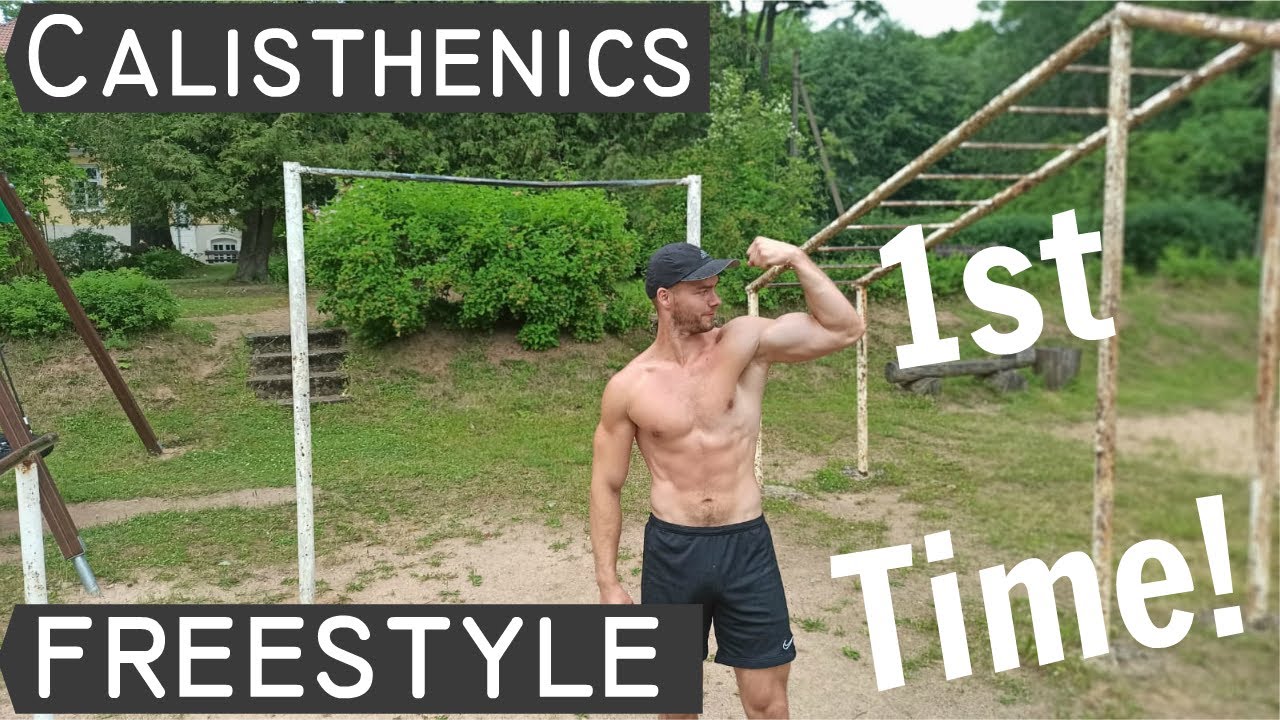 Calisthenics enthusiast tries freestyling for the 1st time! - YouTube