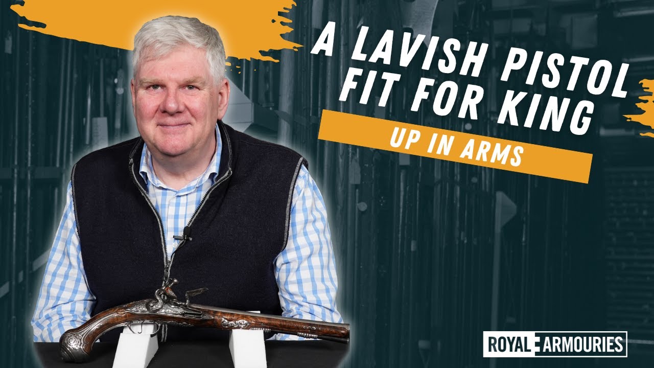 The royal pistol belonging to James II/VII. With firearm and weapons ...