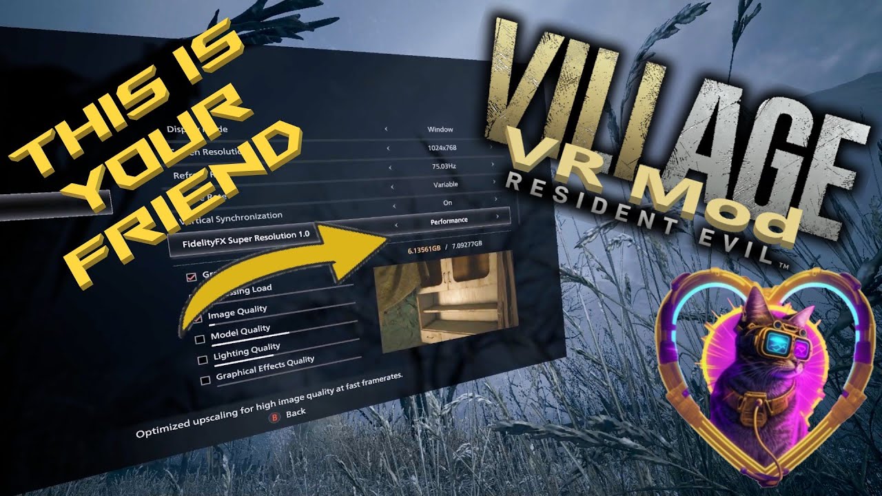 Settings For Resident Evil Village VR MOD By Praydog - YouTube