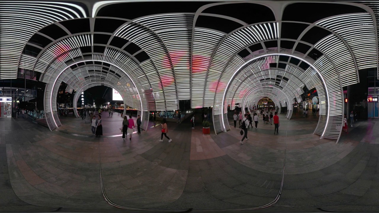 Night Scene (QooCam 8K- 8k 30fps demo) - YouTube