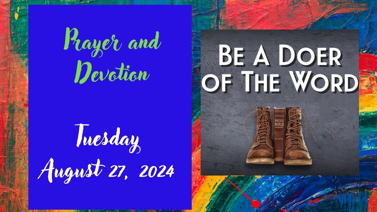 Prayer and Devotion for August 27 - YouTube