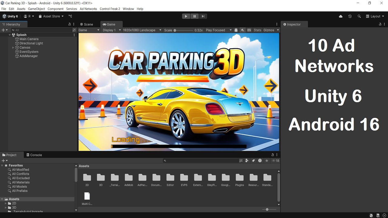 Unity Car Parking Game Template - Parking Game Unity 3D | Car Parking ...