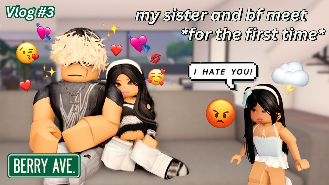 MY LITTLE SISTER MAKES MY BOYFRIEND CRY 😱 | Vlog #3 | Berry Avenue ...