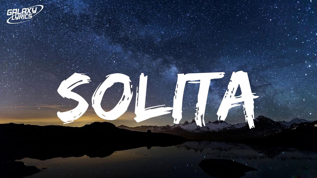 Solita (Lyrics/Letra) - Sech - YouTube