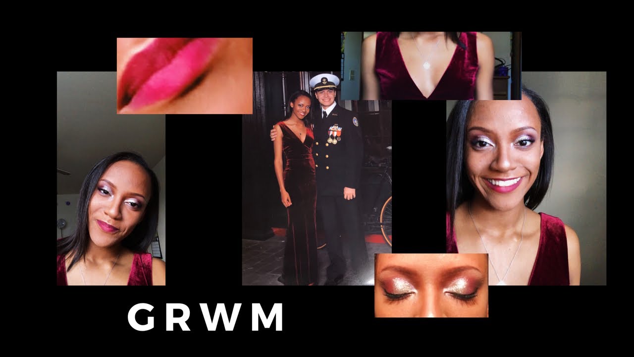Get Ready w/ Me: Military Ball | Jasmine Valentine - YouTube