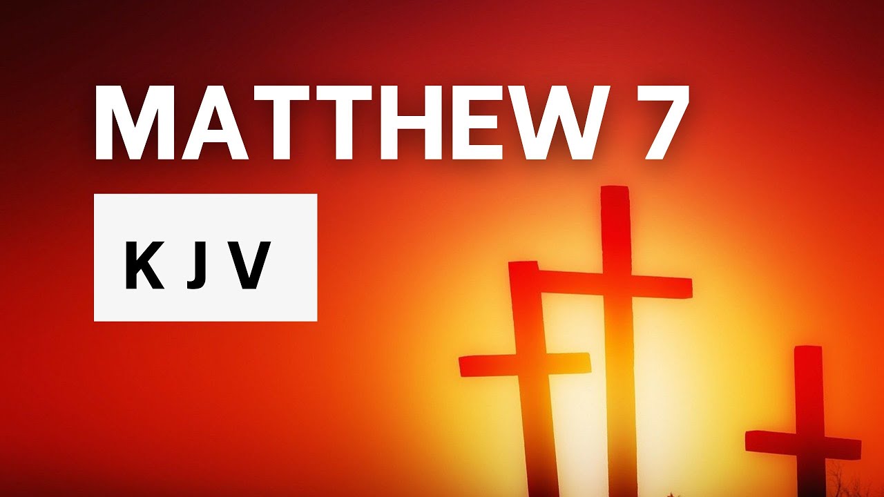 Gospel of Matthew Chapter 7 | Judging Others | Audio Bible | Words + no ...