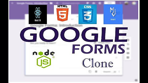 Build Google Form Clone using MERN stack - YouTube