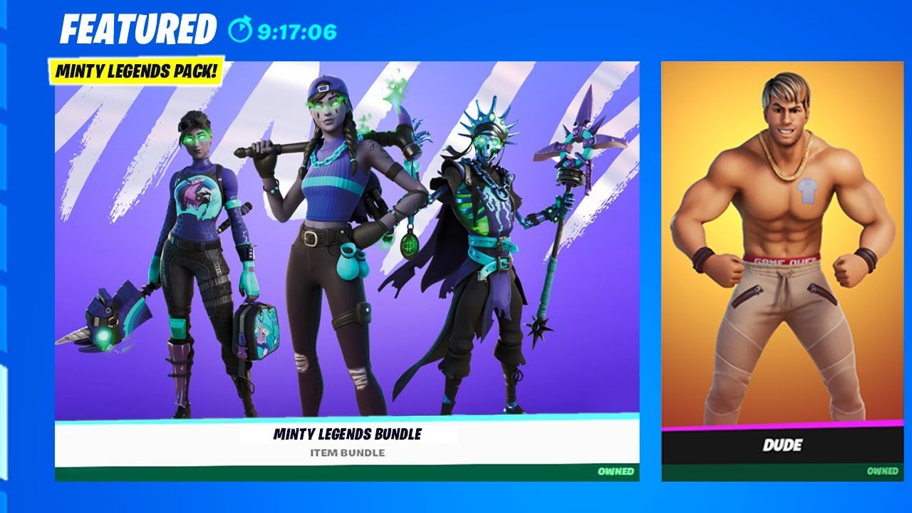 The *NEW* MINTY LEGENDS PACK in Fortnite SEASON 7! - YouTube