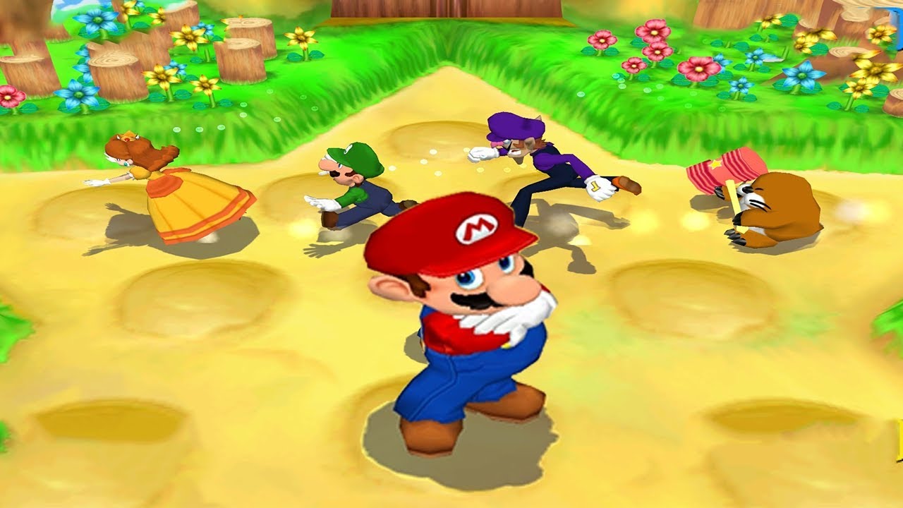 Mario Party 7 - All Characters Win Minigames Battle - YouTube