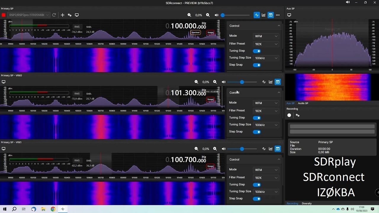 SDRconnect the new software by SDRplay for: Win, Mac, Linux - YouTube