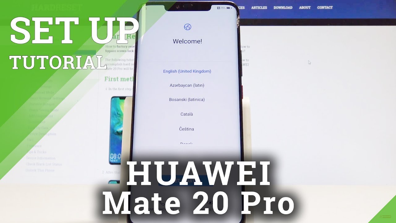 How to Activate HUAWEI Mate 20 Pro - Set Up Instructions / EMUI ...