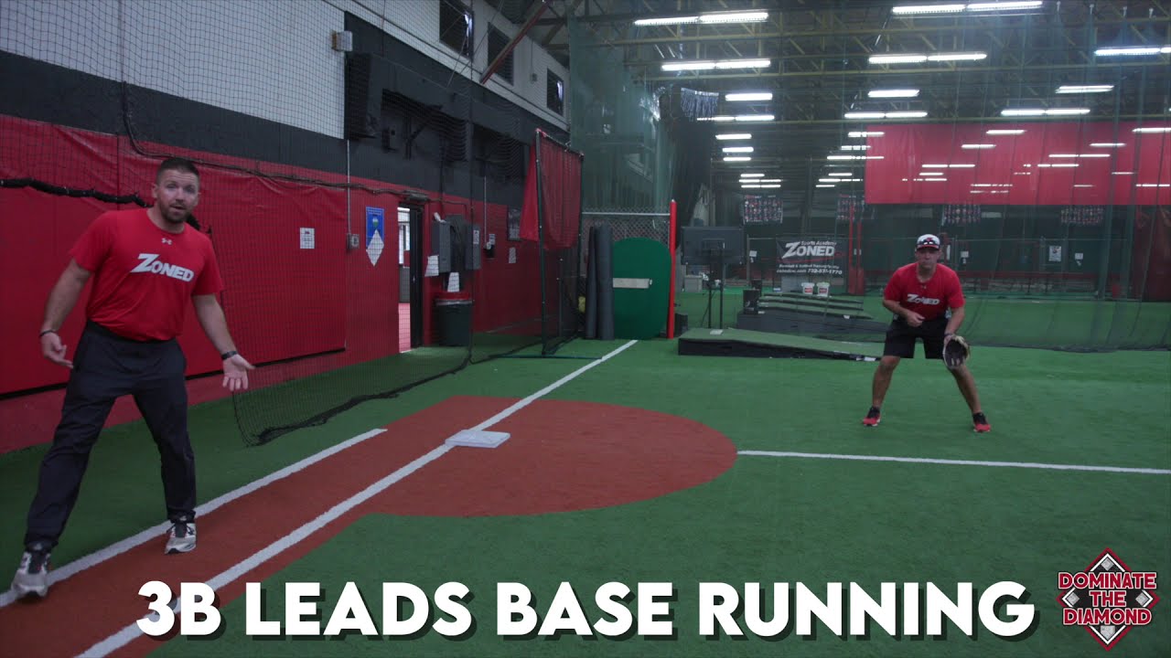 How to Take a Lead off 3B - YouTube