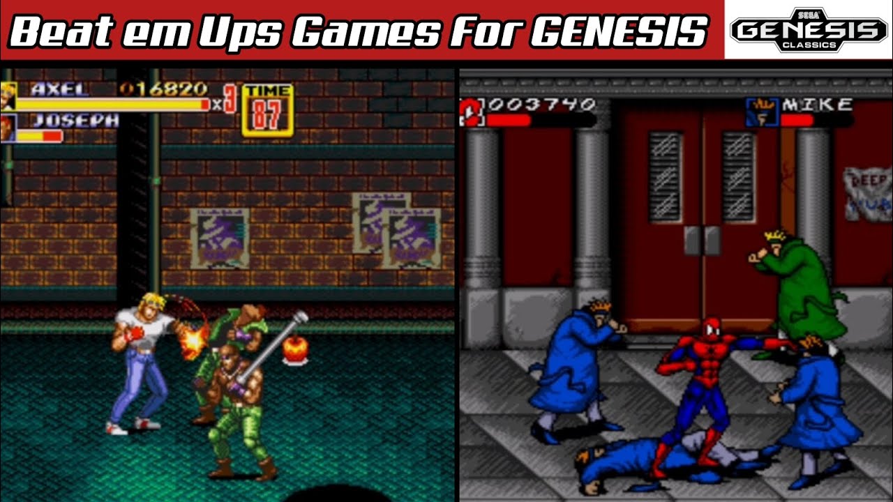 Top 10 Best Beat em Ups Games for Sega Genesis - YouTube