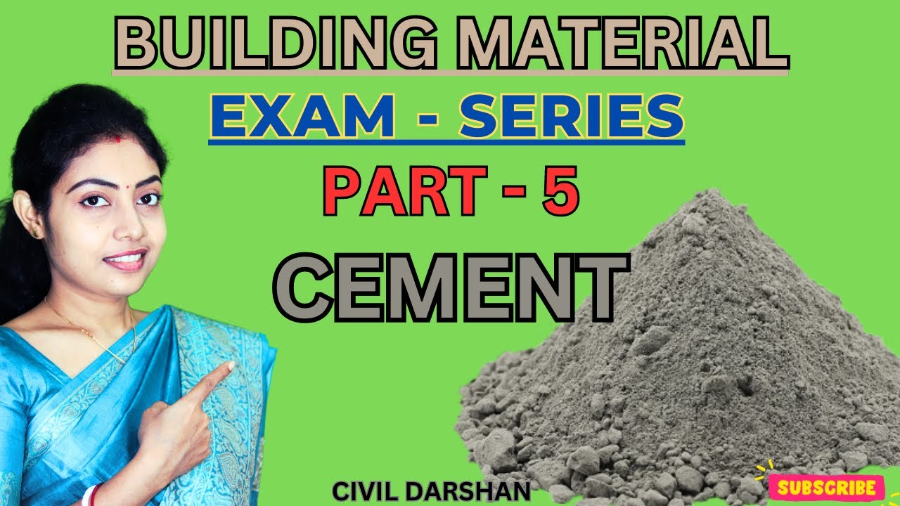 EXAM SERIES PART -5 #Building material #Cement manufacturing #Setting ...