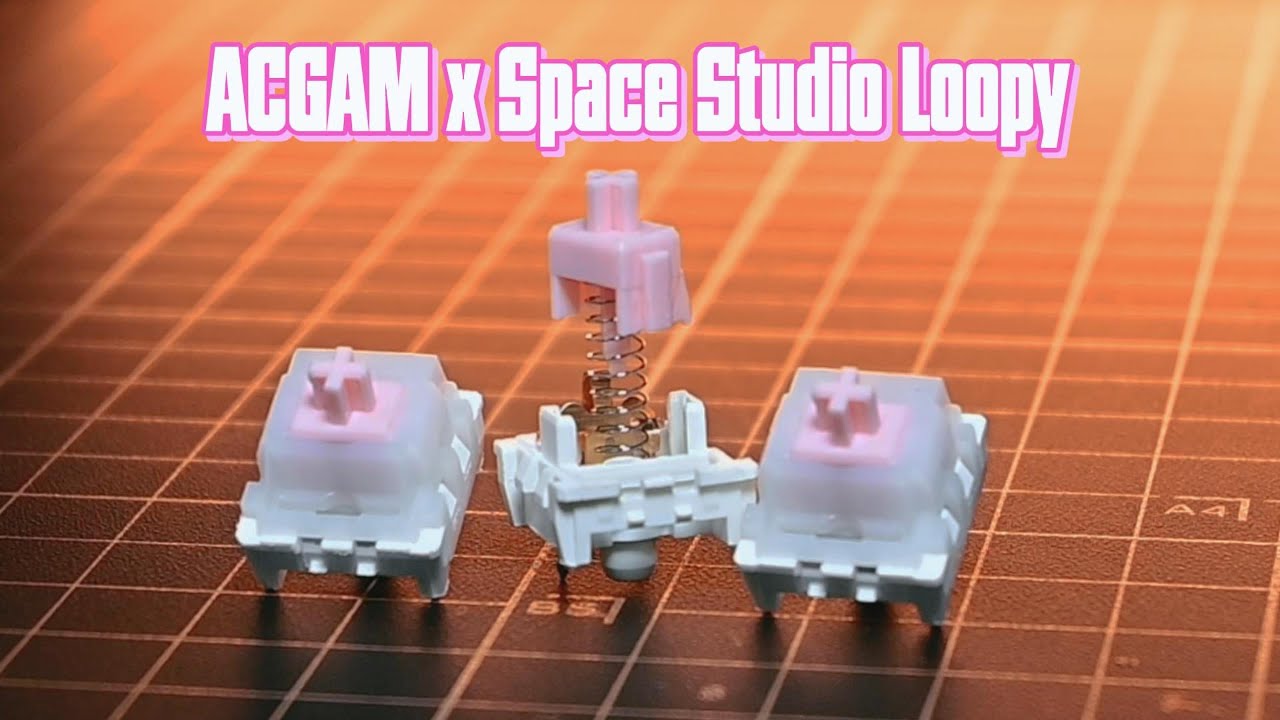 ACGAM x Space Studio Loopy Linear Switch Sound Test - YouTube