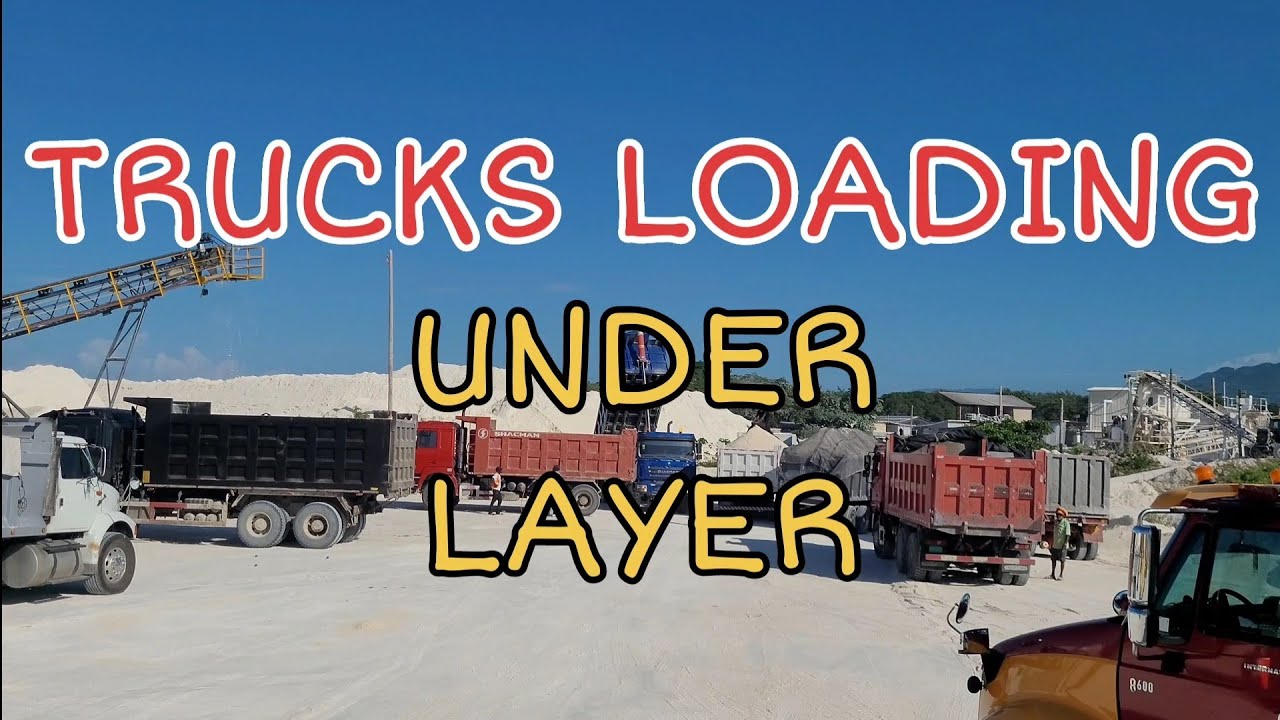 TRUCKS LOADING UNDER LAYER FOR HOTEL PROJECT IN TRELAWNY - YouTube