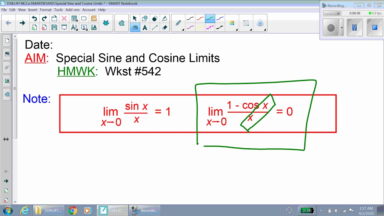 D39.L47.48.2.b.VIDEO LESSON.Special Sine and Cosine Limits - YouTube