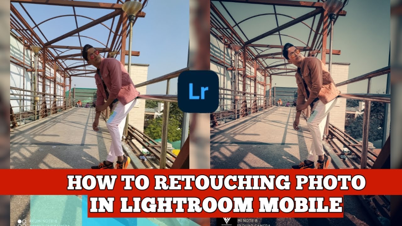 How To Retouch Photo In Lightroom Mobile|| Raja Studio || Lightroom ...