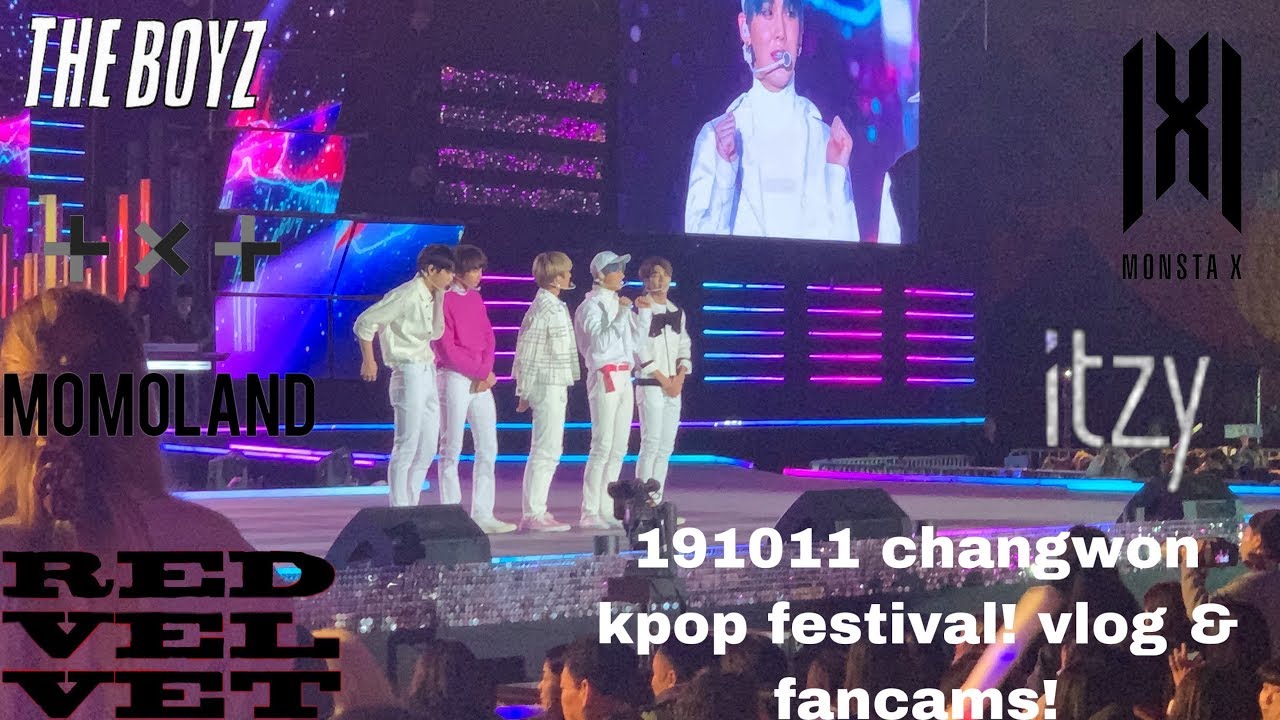 191011 CHANGWON KPOP FESTIVAL VLOG & FANCAMS! *txt owns my heart uwu ...