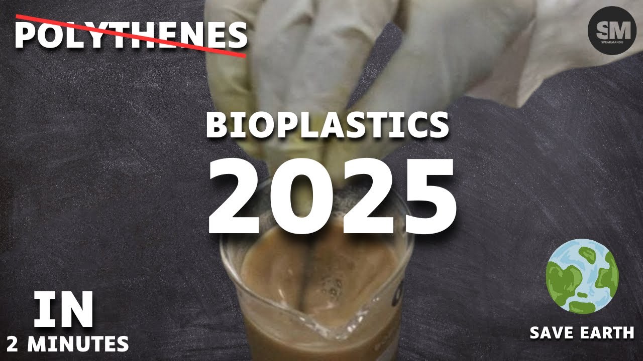 Make Bioplastics in 2 minutes | Say Goodbye to Plastic Pollution! - YouTube