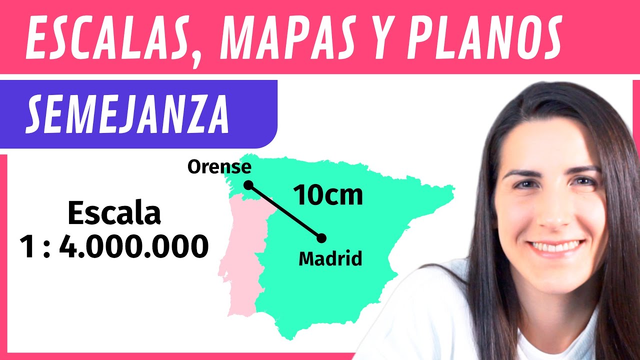 ESCALAS, MAPAS y PLANOS 🌍 Semejanza - YouTube