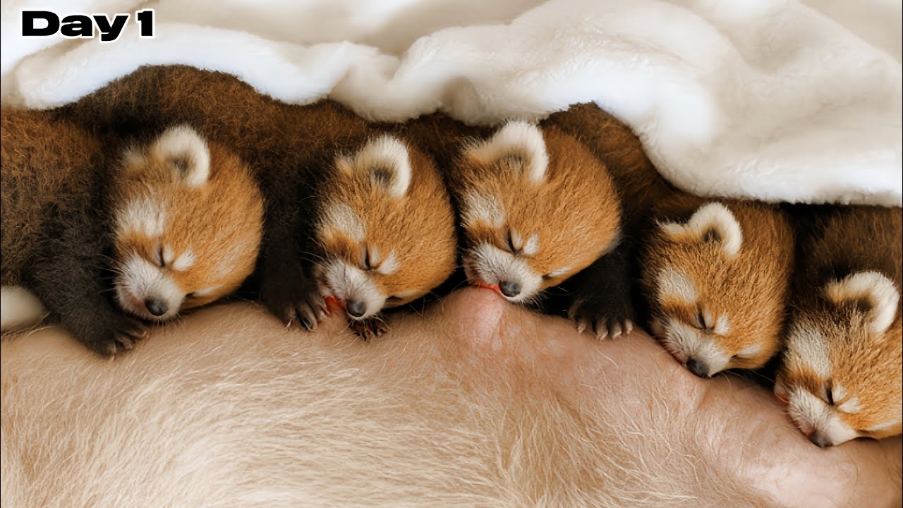 Raising 20 Newborn Red Pandas for 20 Days. Here’s What Happened.The ...