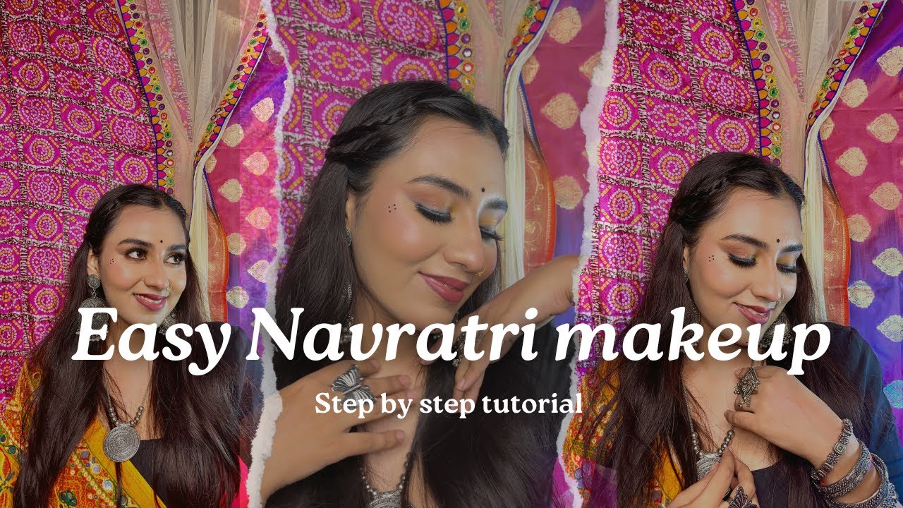 Navratri Ready with This STUNNING Indian Festive Makeup Look! Step By ...