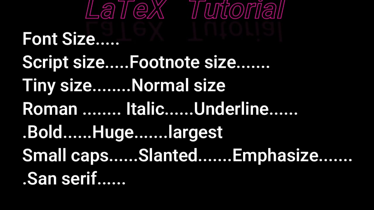 How To Formate Font Size In LaTeX How To Bold Something In Latex how-to-formate-font-size-in-latex-how-to-bold-something-in-latex