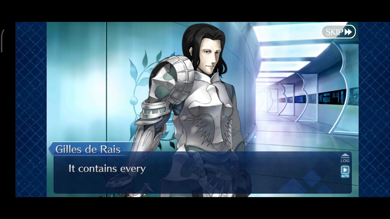 Fgo - Valentine 2021 return gift - Gilles de Rais saber - YouTube