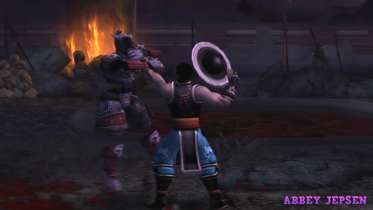 Mortal Kombat Shaolin Monks - Kung Lao vs Oni Warlord - Wasteland ...