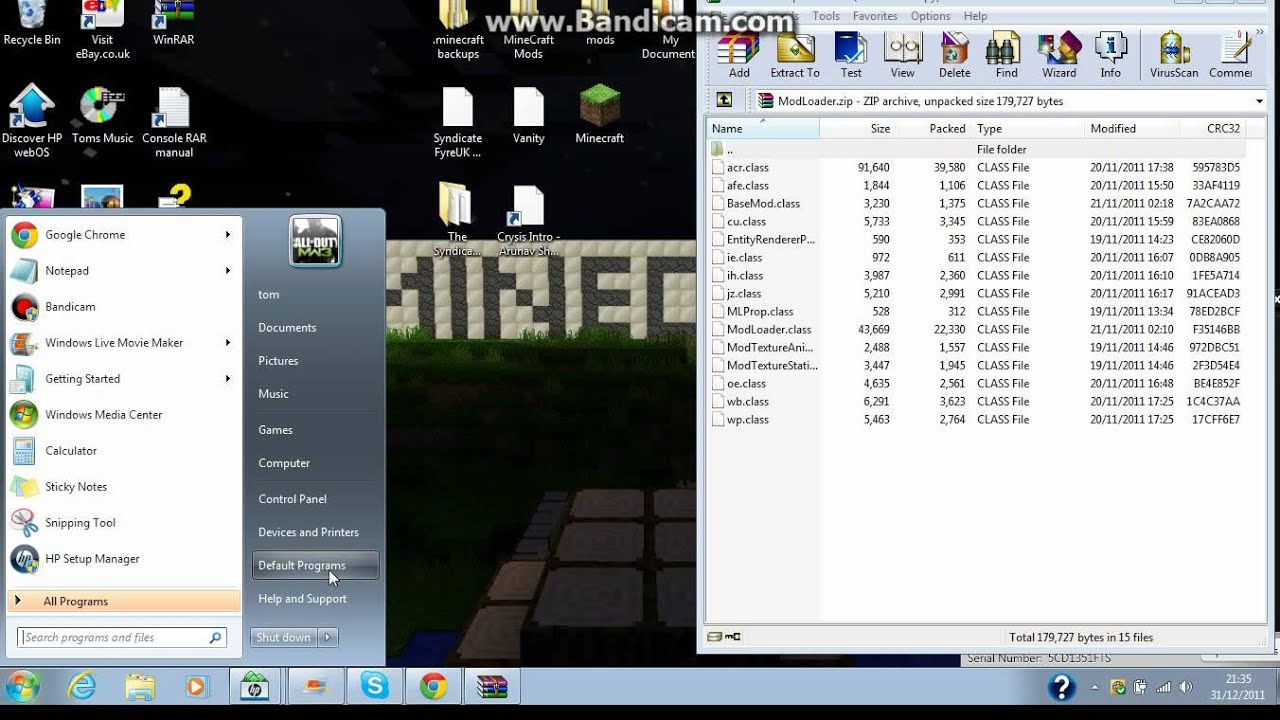 How to install ModLoder for Minecraft 1.0.0 (READ DESCRIPTION!) - YouTube