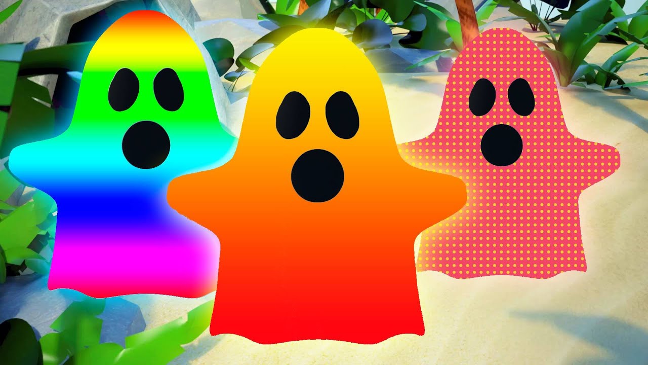 A Song About Three Colored Ghosts | Cartoon for Kids | Dolly and ...