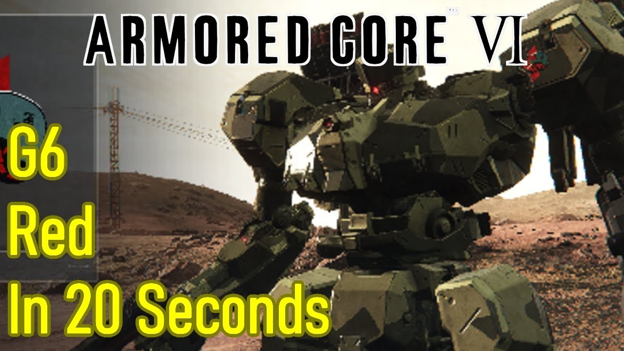 Armored Core 6 G6 Red Arena Battle in 20 seconds, 27/F - YouTube