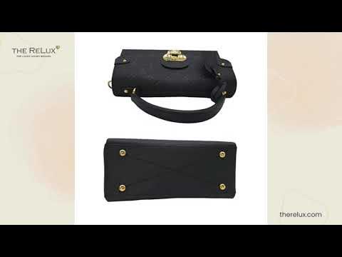 Louis Vuitton Empreinte Georges MM Top Handle Bag | The Relux - YouTube