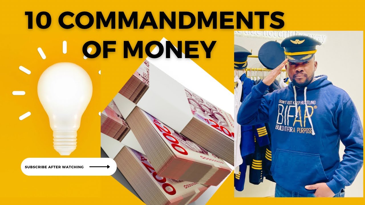 THE 10 COMMANDMENTS OF MONEY - YouTube