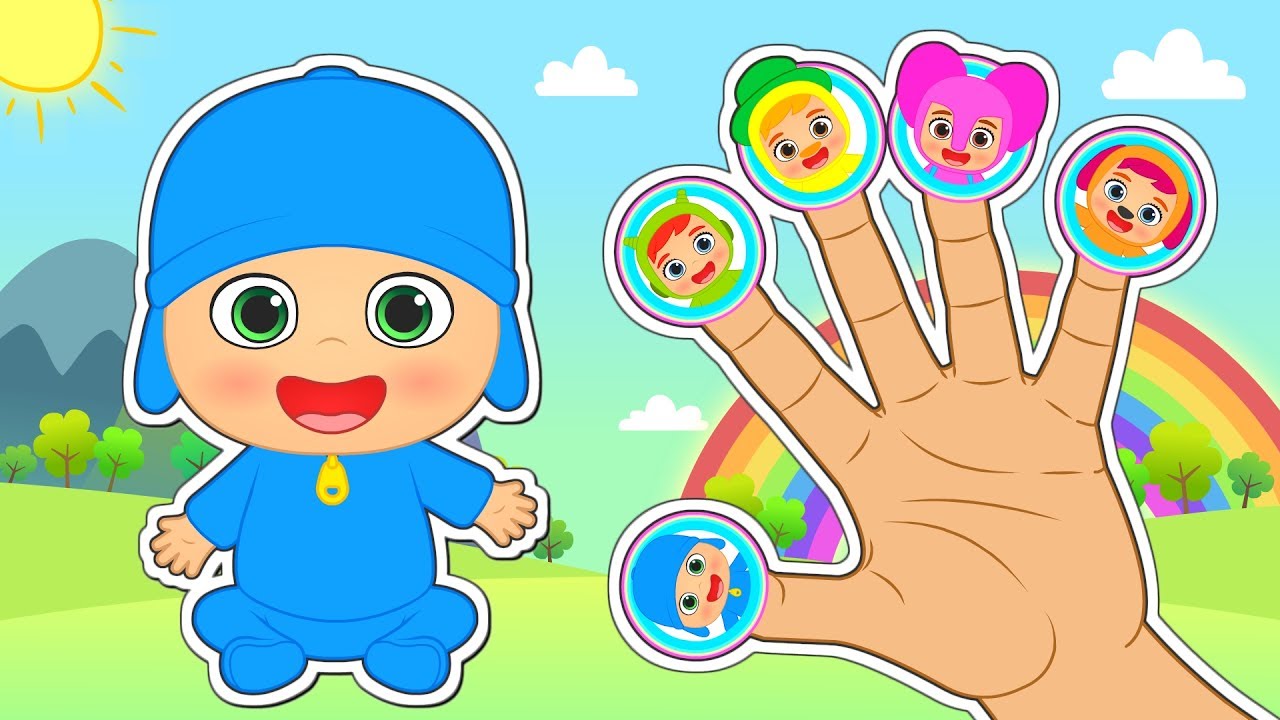 POCOYO FINGER FAMILY with Pocoyo, Nina, Ellie, Loula and Pato | Nursery ...
