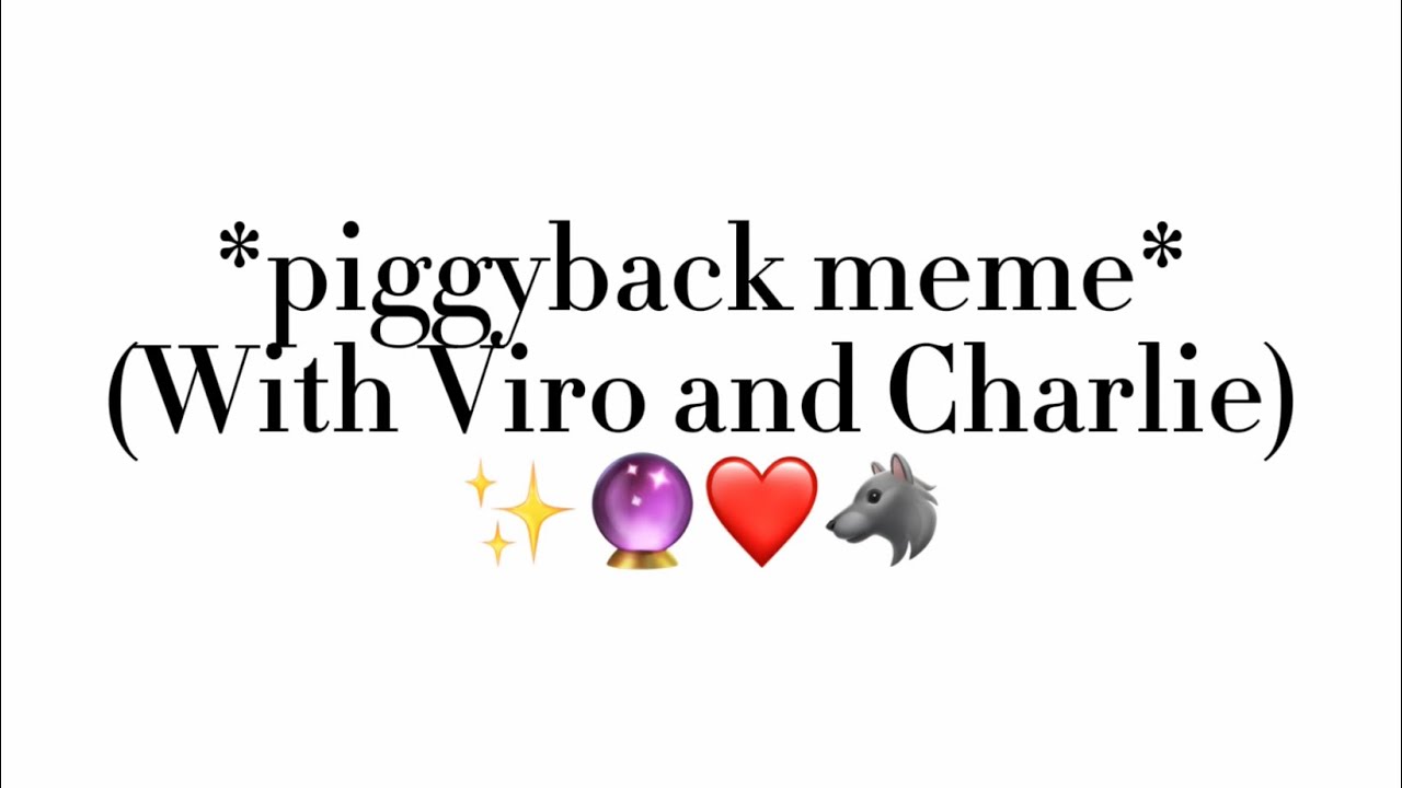 Piggyback meme/ original music from disadventure camp - YouTube