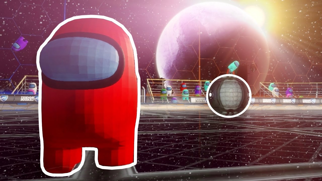 Among Us Car In Rocket League - YouTube
