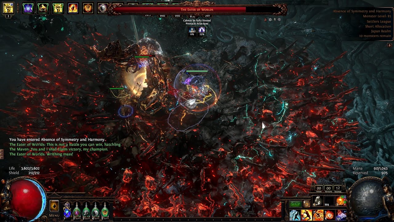 [PoE] Uber DOT Capped Slam Ignite Elementalist - Bosses and T17 by ...