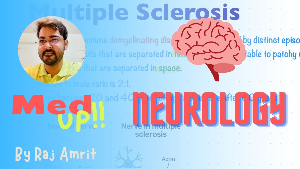 Neurology: Multiple Sclerosis- 1 | IM Lecture | Case scenario,Pathophysiology, Clinical features ...