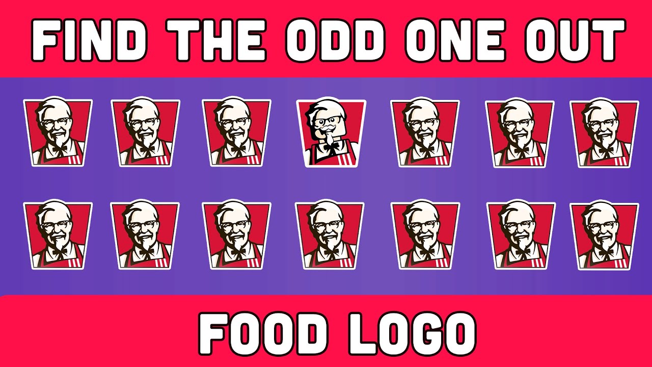 Can You Find The Odd One Out? | Logo Quiz | Food & Drink Quiz - YouTube