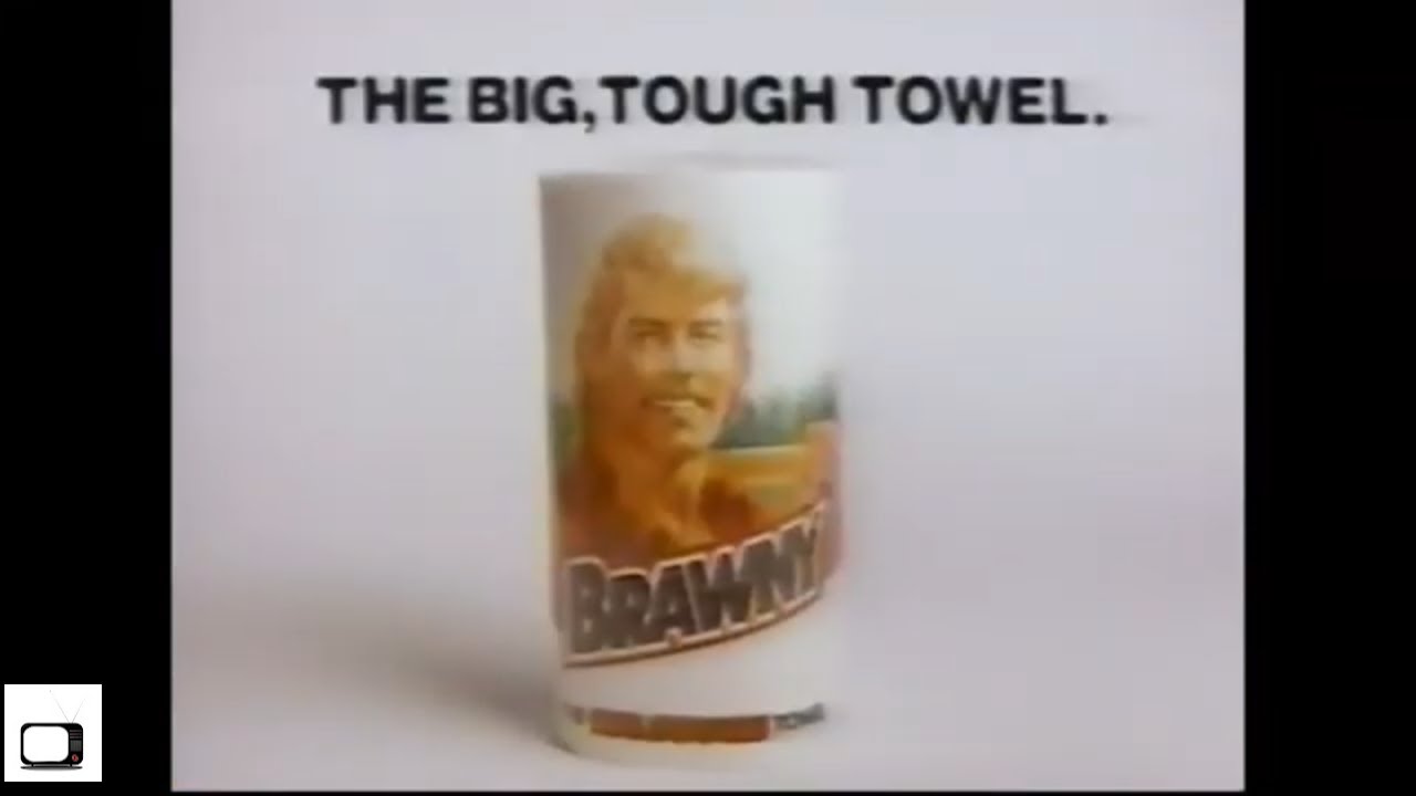 Brawny Paper Towels Commercial (1991) - YouTube