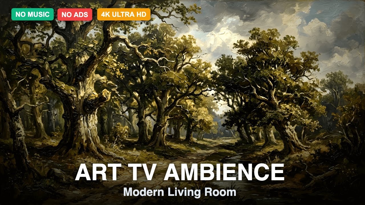 4K Deep Forest Path | ART TV Wallpaper | Ultimate Relaxing Screensaver ...