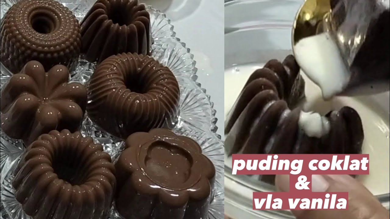Resep ini yang paling pas. Puding coklat dan Vla Vanila rasa coklatnya ...