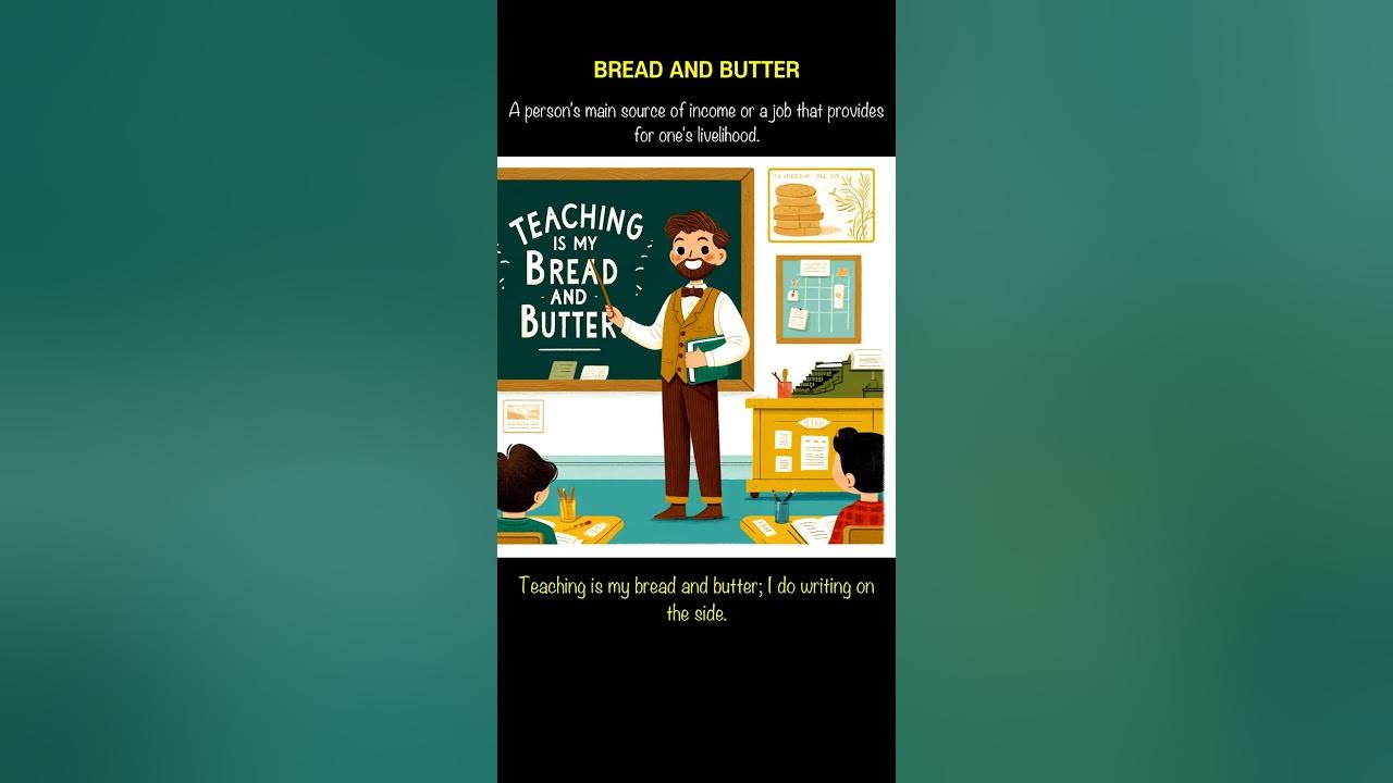 No. 142: bread and butter #vocabulary #idioms #learn #expression # ...