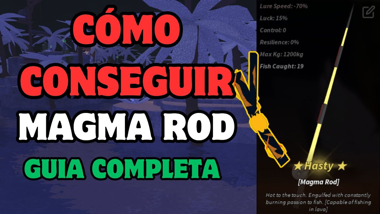 Cómo conseguir la caña MAGMA ROD en Fisch - Fácil y Rápido - YouTube