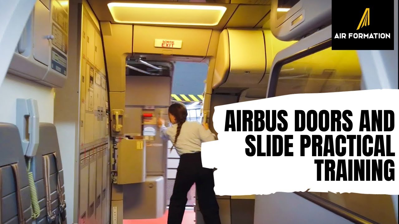 Airbus Doors and Slide Practical Training - Air Formation - YouTube